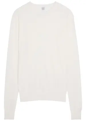 TOTEME Wool-blend Jumper - Ecru