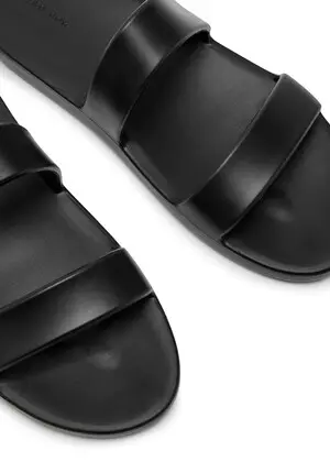 THE ROW Rubber Sandals - Black