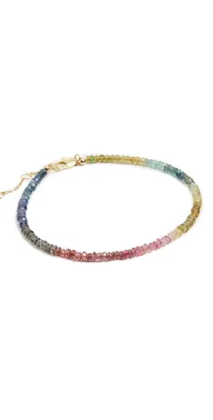 Shashi Natasha Gemstone Bracelet - Muted Rainbow