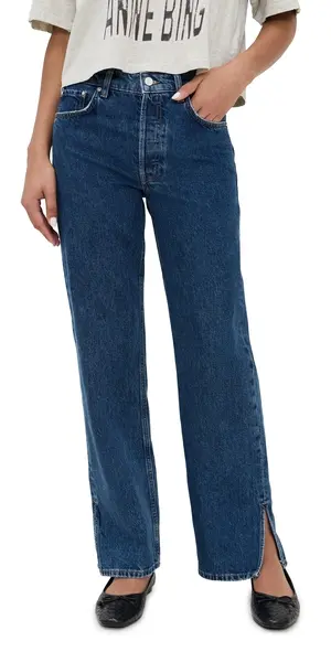 ANINE BING Roy Jeans - Washed Blue