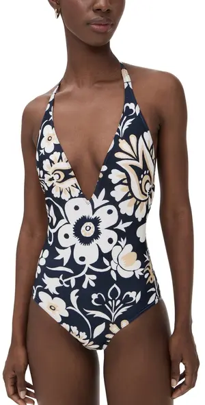 La DoubleJ Floral Print One-piece Swimsuit - Selva