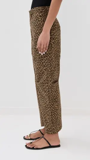 NILI LOTAN Shon Pants - Leopard Print
