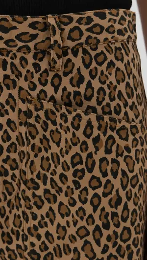 NILI LOTAN Shon Pants - Leopard Print