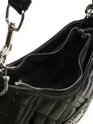 Moschino Quilted Logo Shoulder Bag