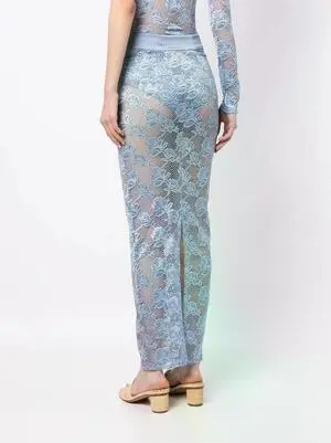 FLEUR DU MAL Rosalia Lace Skirt