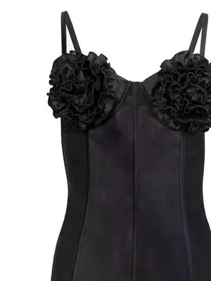FLEUR DU MAL Rose Cup Mini Dress