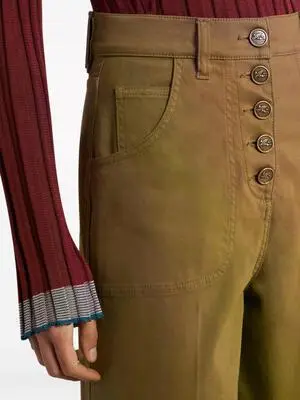 Etro Flared Leg Trousers