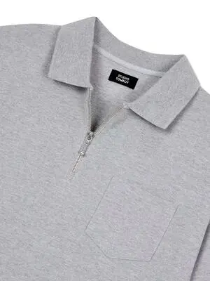STUDIO TOMBOY Half-zip Polo Shirt