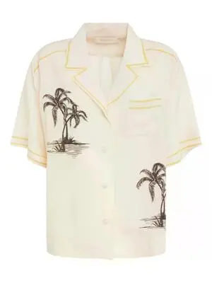Zimmermann Palm Tree-print Shirt