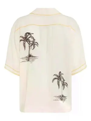 Zimmermann Palm Tree-print Shirt