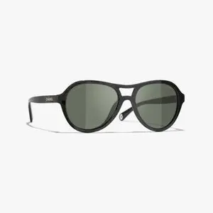 Chanel Pilot Sunglasses - Dark Brown