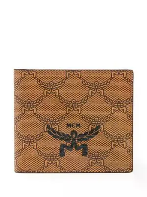Mcm Small Himmel Bi-fold Wallet - Brown