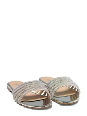 NINALILOU Elisa Crystal-embellished Sandals