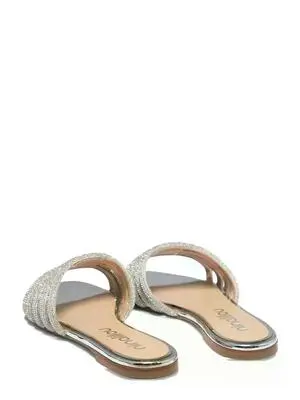 NINALILOU Elisa Crystal-embellished Sandals