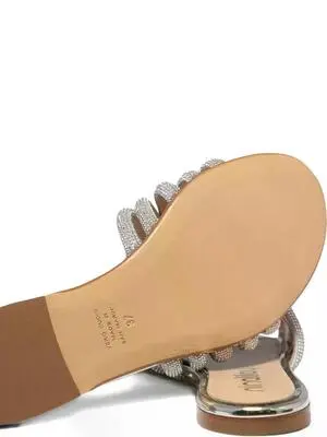 NINALILOU Elisa Crystal-embellished Sandals