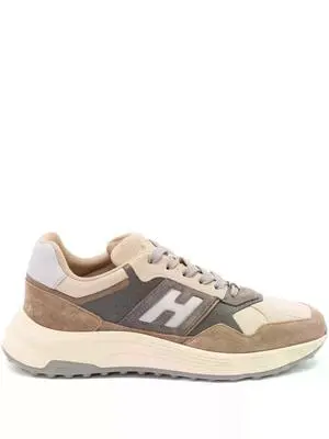 Hogan Hyperlight Panelled Sneakers - Brown