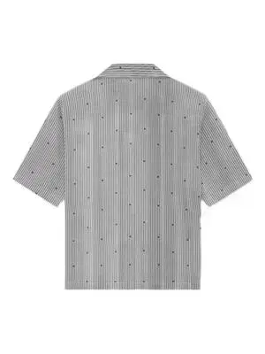 Amiri Pinstripe Camp-collar Shirt