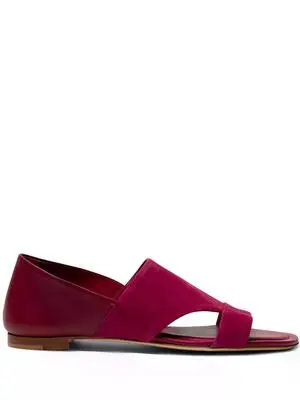TOD'S Open-toe Leather Pumps - Pink