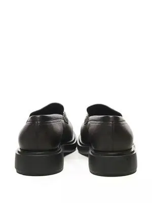 FERRAGAMO Gancini Detail Loafers - Brown
