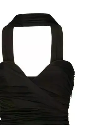 MARCIANO Asymmetric-hem Side-slit Dress