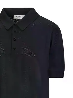 GOES BOTANICAL Perforated Polo Shirt