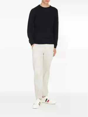 THE (ALPHABET) Crew-neck Jumper - Black
