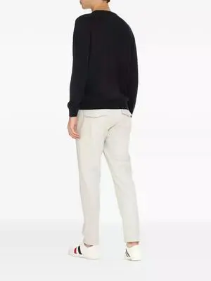 THE (ALPHABET) Crew-neck Jumper - Black