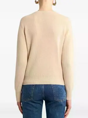 Etro Paisley-jacquard Sweater - Neutrals