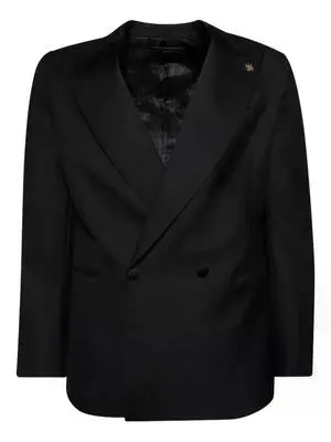 Amiri Double-breasted Peak-lapel Blazer