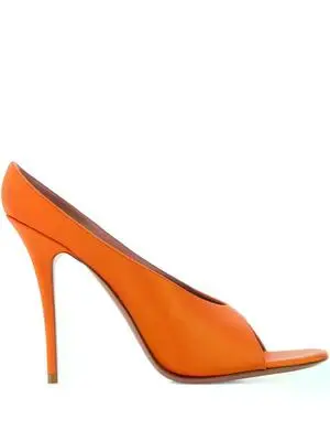 Amina Muaddi 105mm Anok Open-toe Sandals - Orange