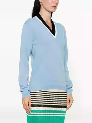 Marni V-neck Virgin Wool Sweater