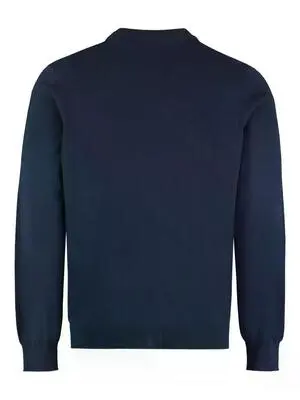 THE (ALPHABET) Cotton Sweater - Blue