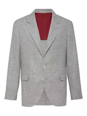 Brunello Cucinelli Three-button Blazer - Grey