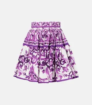 Purple Ruffle Skirt