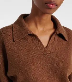 Khaite Herve Cashmere Sweater - Brown