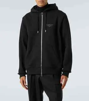 Givenchy Logo Cotton Jersey Hoodie