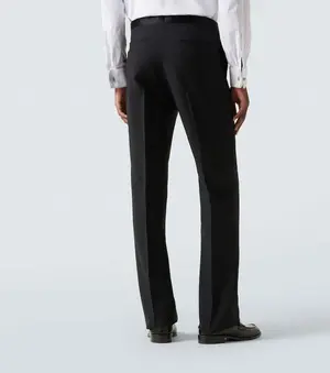 Givenchy Wool And Mohair Tuxedo Pants