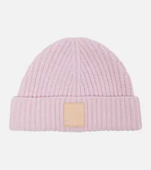 Loewe Logo Cashmere Beanie - Pink