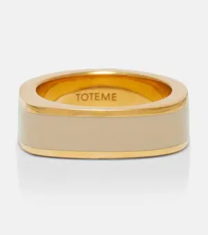 TOTEME Signature 18kt-plated Ring - Gold