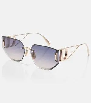 Dior 30montaigne B3u Cat-eye Sunglasses - Gold