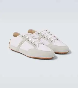 Givenchy Slim Suede-trimmed Sneakers