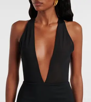 Alex Perry Sheer Midi Dress