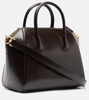 Givenchy Antigona Small Leather Tote Bag - Brown