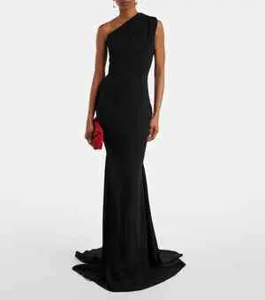 Alex Perry Draped One-shoulder Gown