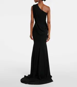 Alex Perry Draped One-shoulder Gown