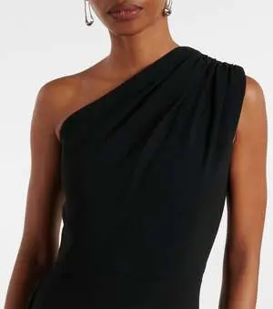 Alex Perry Draped One-shoulder Gown
