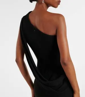 Alex Perry Draped One-shoulder Gown