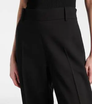 Khaite Cam Straight Pants - Black