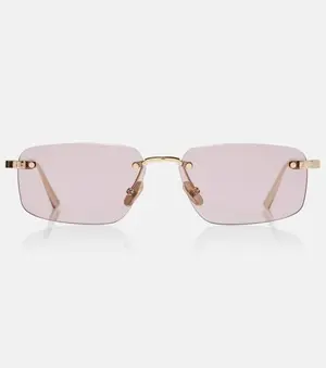 Dior Cdior S4u Rectangular Sunglasses - Purple