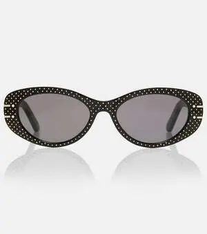Dior Diorsignature B8u Cat-eye Sunglasses - Black